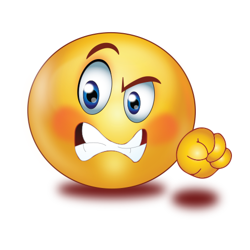 Angry Face With Fist Hand Emoji
