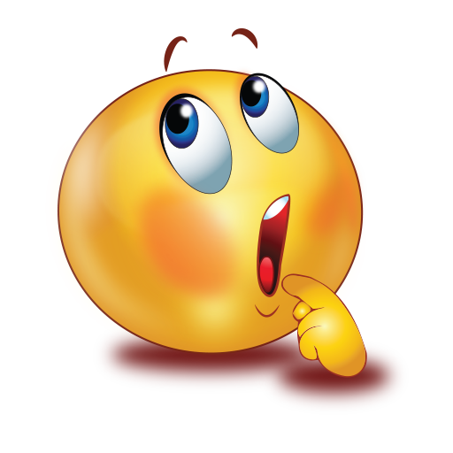 Thinking Shocked Open Mouth Emoji