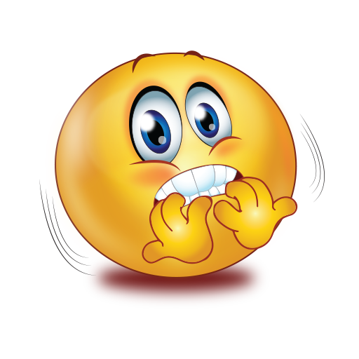 Scared Face Emoji
