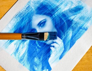 Paint Brush Photo Effect