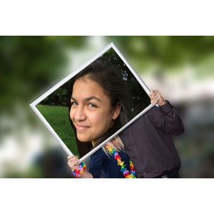 Your Picture Inside The Frame For Two People Photo Effect