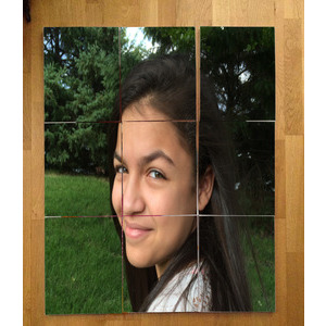 Your picture on the divided image