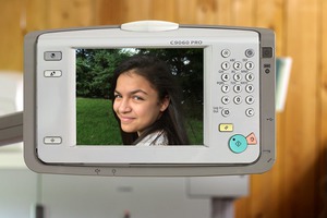 Your picture on the electronic device screen